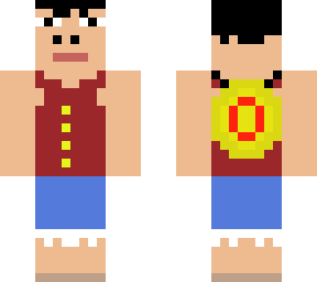 Monkey D. Luffy Gum Gum Daze/Space Out | Minecraft Skin