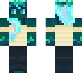 Glow Squid girl :) | Minecraft Skin