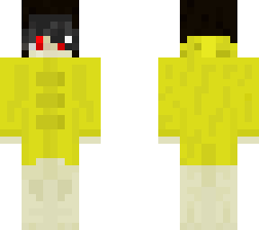 the girl in the yellow raincoat | Minecraft Skin