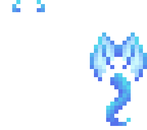 ~ Ocean Blue || Dragon Wings Base ~ | Minecraft Skin