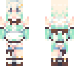 Mint fantome | Minecraft Skin