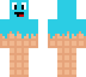 Blue Ice Cream skin | Minecraft Skin