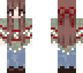 Christmas Poncho | Minecraft Skin