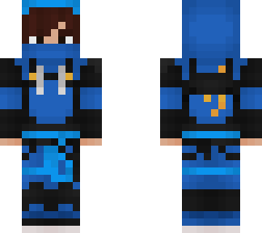 Lightning Master Jay (with mask) || Ninjago x Fortnite | Minecraft Skin