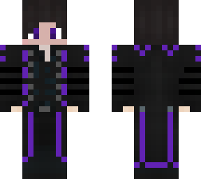 Baron Oscuro (dark violet boy) | Minecraft Skin