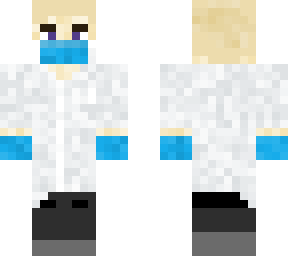 factory worker with apron and mask | Minecraft Skin