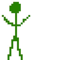 green stick man | Minecraft Skin