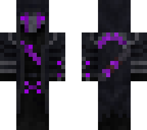 purple reaper masked asassin V2 not origonal | Minecraft Skin