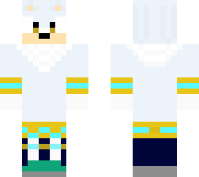 silver the hedgehog (outcome memories) | Minecraft Skin