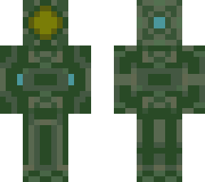 Little green robot guy | Minecraft Skin