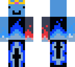 A blue flame | Minecraft Skin