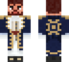 Navy Admiral Capital | Minecraft Skin