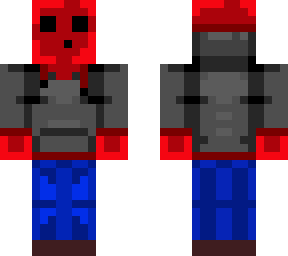 Red Slime Blue Collar | Minecraft Skin