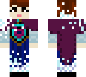 anna - a bit frozen - FROZEN the musical | Minecraft Skin