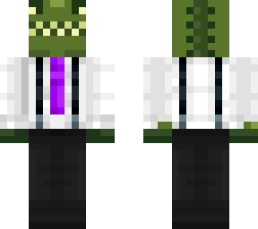 Crocodile white suit | Minecraft Skin