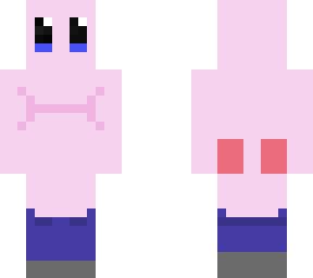 Kirby and the forgotten land Steve Mouthful Mode | Minecraft Skin