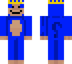 Blue King Monkey | Minecraft Skin