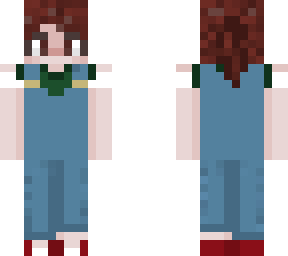 Edited mouse hybrid in overalls | Minecraft Skin