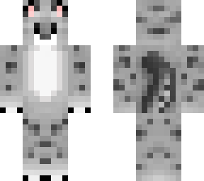 snow leopard skin
