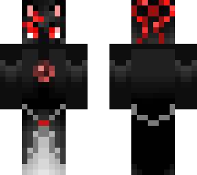 Zuy EnderYT Cat Girl Short Hair (Dark Red Ender Princess) | Minecraft Skin
