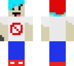 Bf fnf | Minecraft Skin