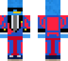 Blue Bird in Suit | Minecraft Skin