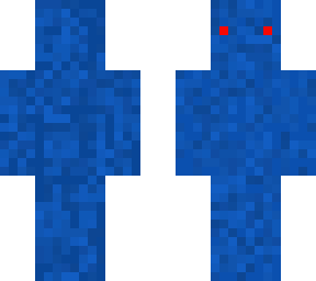 BACKWARDS SPOOKY BLUE | Minecraft Skin