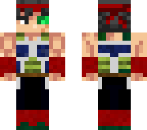 Bardock Scouter + Headban | Minecraft Skin