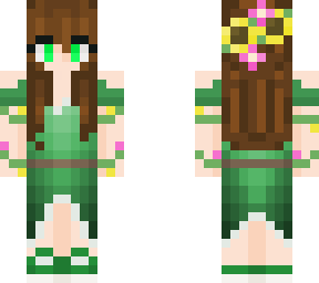Nature Witch Cheeze | Minecraft Skin