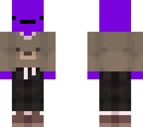 purple bear derp | Minecraft Skin