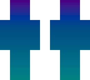 Purple to Teal Gradient | Minecraft Skin