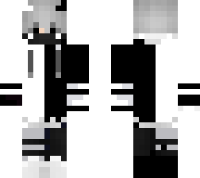 black and white | Minecraft Skin
