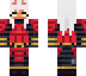 Akane Samurai Red | Minecraft Skin