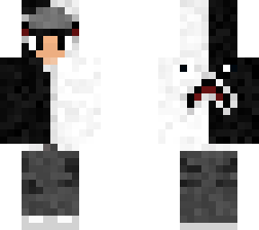 black/white bape hoodie | Minecraft Skin