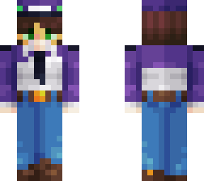 should he really be working the night shift? | Minecraft Skin