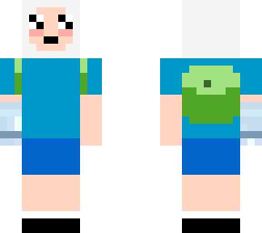 Finn The Human Robot Arm v2 | Minecraft Skin