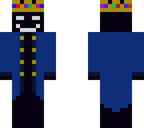 Crowned Jacketed Void | Minecraft Skin