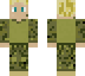 Crye Multicam Tropic Combat Uniform (Blond) | Minecraft Skin