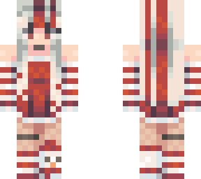 holiday and peppermint candy | Minecraft Skin