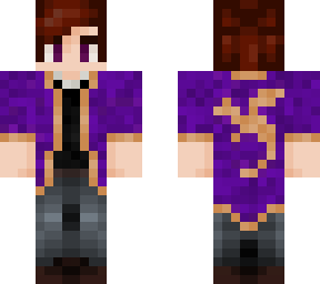 Zargza Dragon Hair Modification | Minecraft Skin