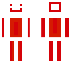 Retro Red | Minecraft Skin