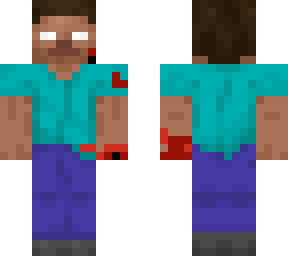 bloody herobrine but my own version to spite the guy who made the first ...