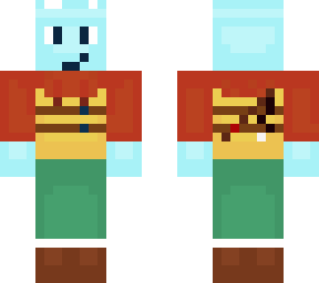 Ice Fisher Finn (Dandy's World) | Minecraft Skin