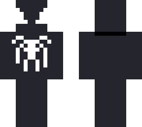 SYMBIOTE SPIDER-MAN no back symbol | Minecraft Skin