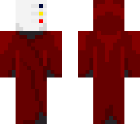 Red Robed Whitemask | Minecraft Skin