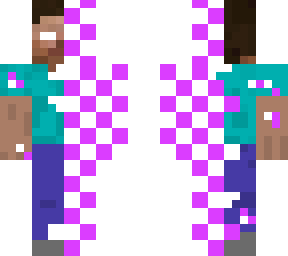half corrupted herobrine | Minecraft Skin