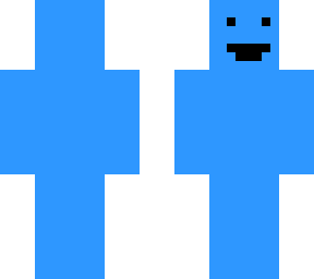 blue face | Minecraft Skin