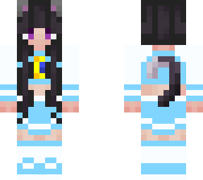 Wisteria's SM Cheerleader Uniform (long) | Minecraft Skin