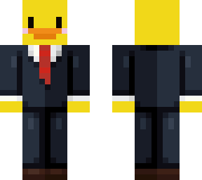 Duck in a suit | Minecraft Skin