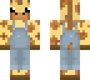 Giraffe With Overalls Classic | Minecraft Skin